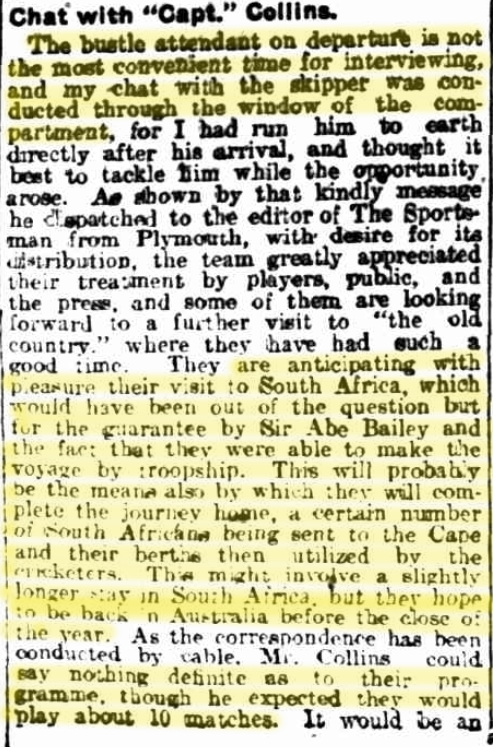 19: 21 September – Anthony Condon